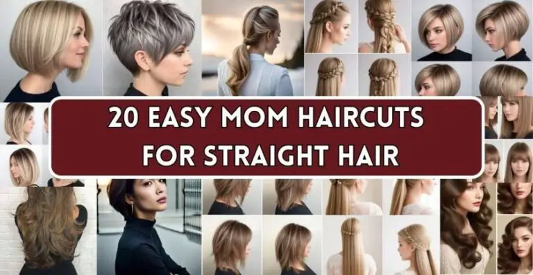20 Easy Mom Haircuts For Straight Hair: Care And Self-Care