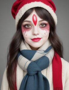 28 Festive Christmas Face Painting Ideas For Women In 2023