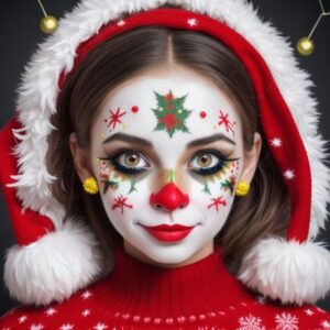 28 Festive Christmas Face Painting Ideas For Women In 2023
