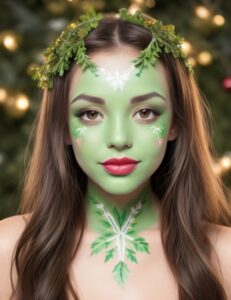 28 Festive Christmas Face Painting Ideas For Women In 2023