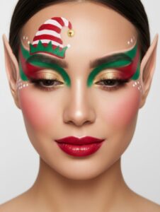 28 Festive Christmas Face Painting Ideas For Women In 2023