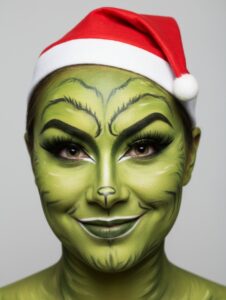 28 Festive Christmas Face Painting Ideas For Women In 2023