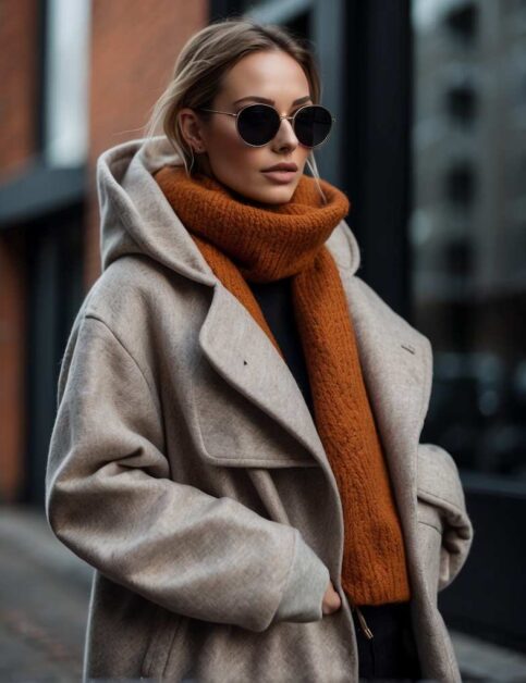 30 Stylish Woolen Coat Outfits For Women In Winter 2024