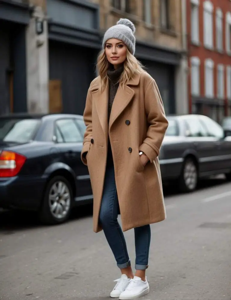 30 Stylish Woolen Coat Outfits For Women In Winter 2024