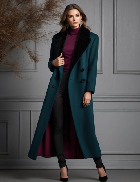 30 Stylish Woolen Coat Outfits For Women In Winter 2024
