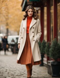 30 Stylish Woolen Coat Outfits For Women In Winter 2024
