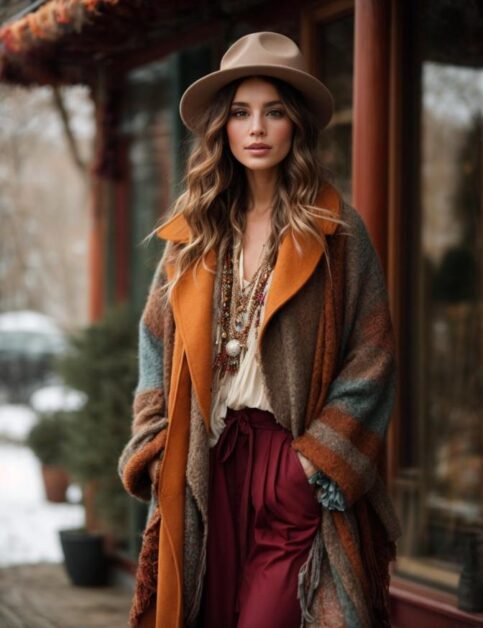 30 Stylish Woolen Coat Outfits For Women In Winter 2024