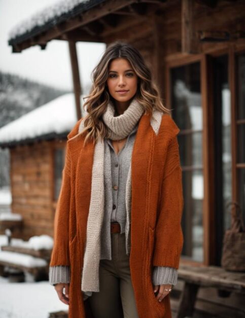 30 Stylish Woolen Coat Outfits For Women In Winter 2024