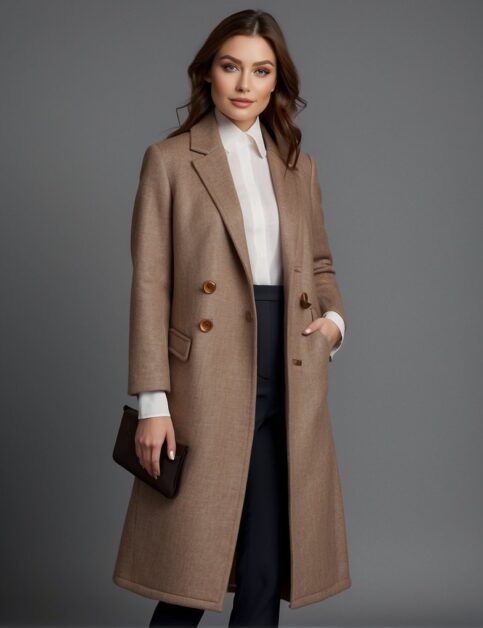 30 Stylish Woolen Coat Outfits For Women In Winter 2024