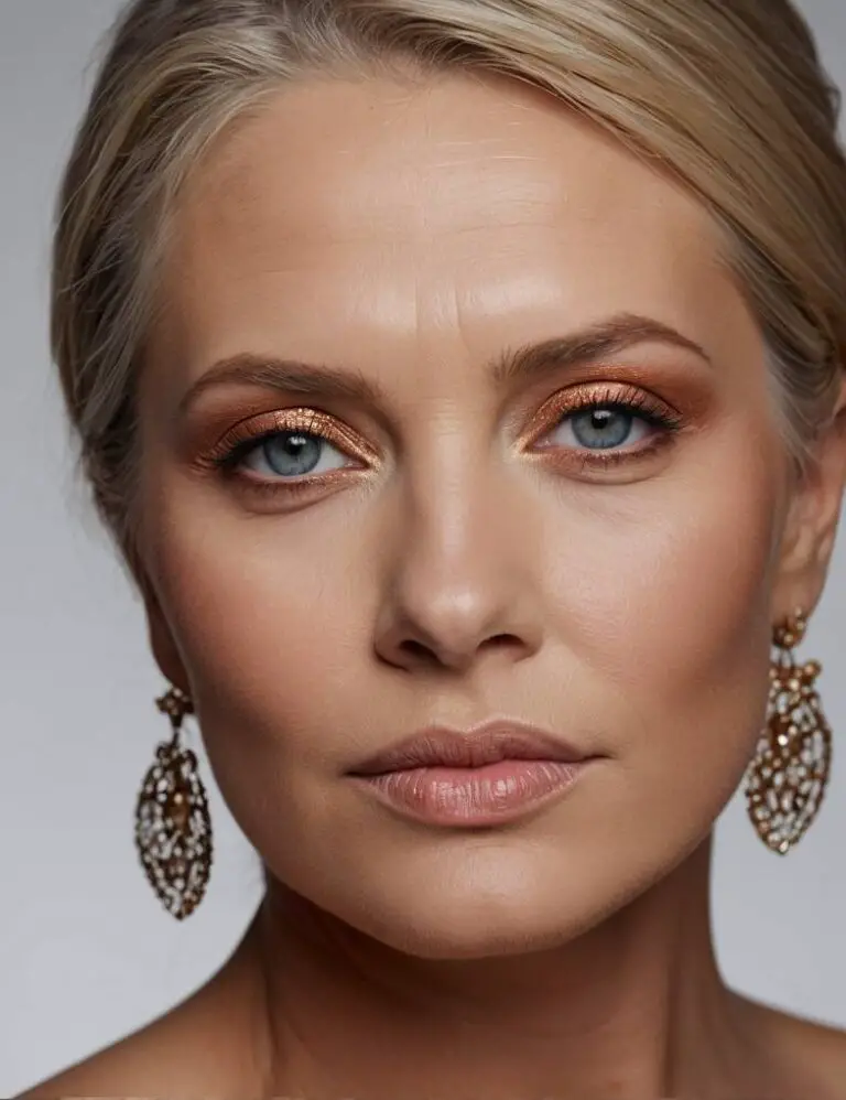 35 Best Eyeshadow Colors For Blue Eyes Over 50