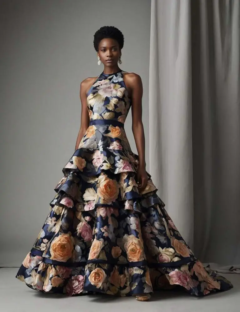 40 Long Floral Prom Dress Ideas For A Night To Remember
