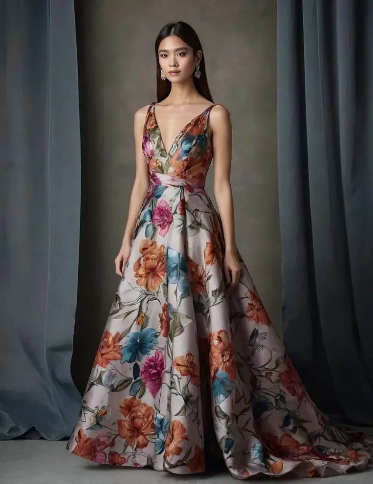 40 Long Floral Prom Dress Ideas For A Night To Remember