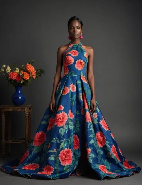 40 Long Floral Prom Dress Ideas For A Night To Remember