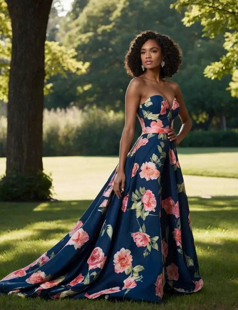 40 Long Floral Prom Dress Ideas For A Night To Remember