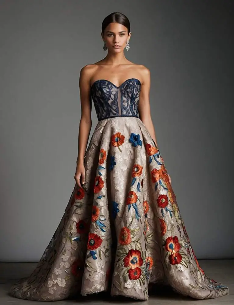 40 Long Floral Prom Dress Ideas For A Night To Remember