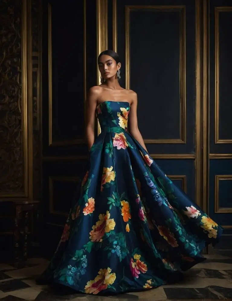 40 Long Floral Prom Dress Ideas For A Night To Remember