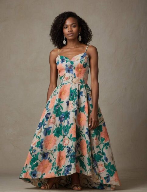 40 Long Floral Prom Dress Ideas For A Night To Remember