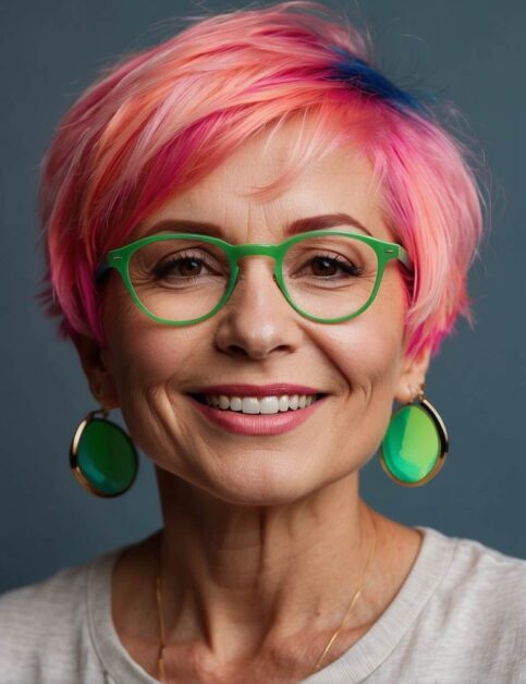 25 Short Hair Color Ideas For Women Over 60