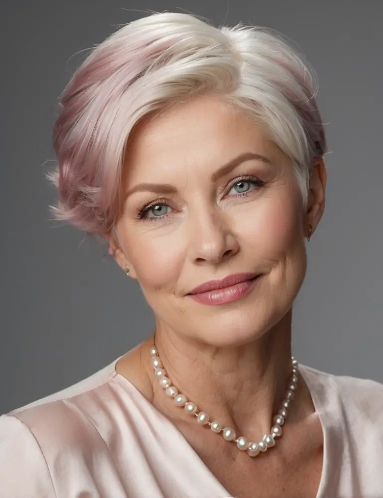 25 Short Hair Color Ideas For Women Over 60