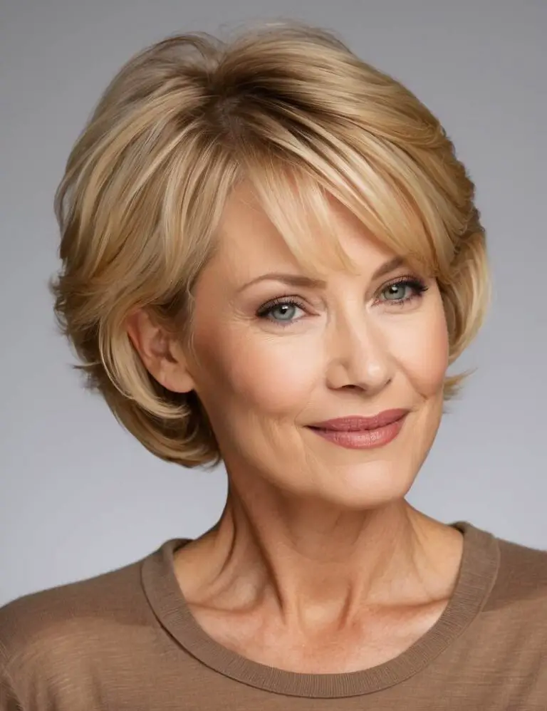 25 Short Hair Color Ideas For Women Over 60