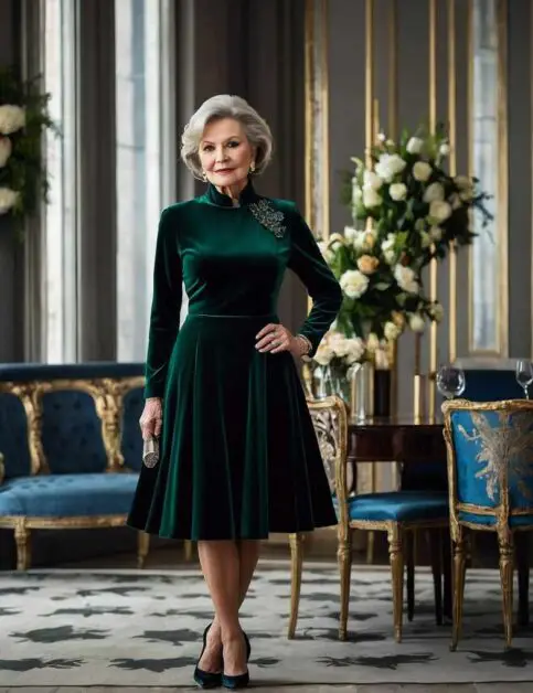 60 Classy Dresses For Older Women Over 70