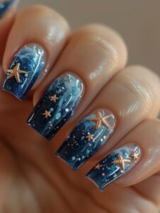 Dive Into 35 Starfish Nail Art Design Ideas