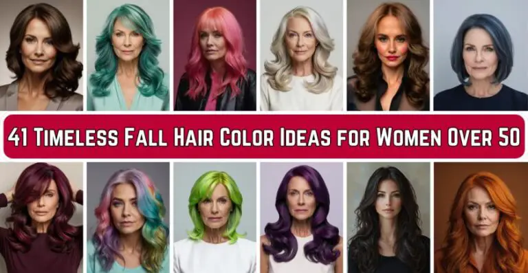 41 Timeless Fall Hair Color Ideas For Women Over 50