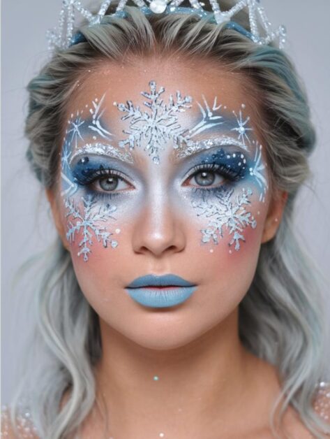 28 Festive Christmas Face Painting Ideas For Women In 2023