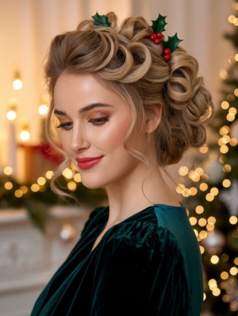 24 Christmas Hairstyles For Medium Hair: Step-by-Step Guide