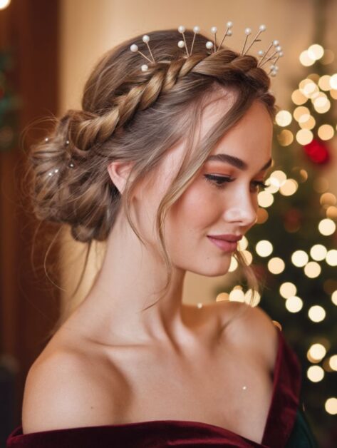 24 Christmas Hairstyles For Medium Hair: Step-by-Step Guide