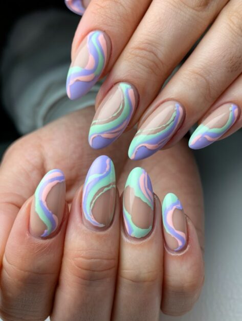 30+ Simple Nail Art Pastel Colors Ideas For 2025