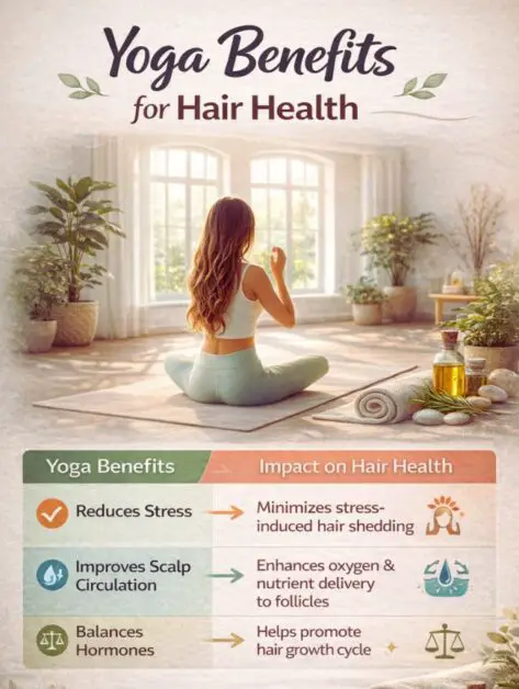 Yoga Poses That Improve Hair Growth Naturally & Safely